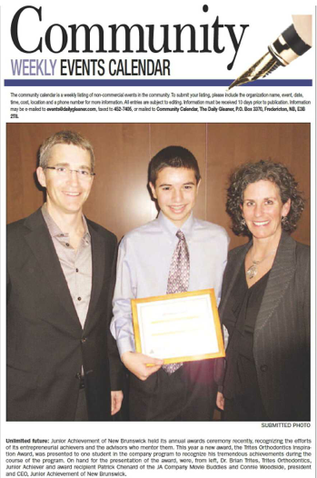 Community Involvement - Trites Orthodontics | Fredericton Woodstock ...